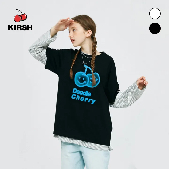 [KIRSH] BIG DOODLE CHERRY T-SHIRT KS | Lazada PH