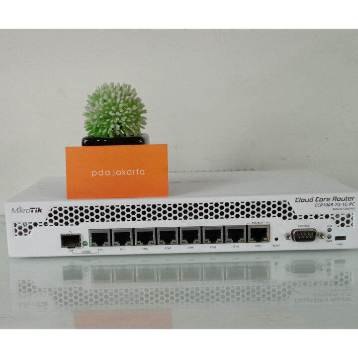 Mikrotik CCR1009-7G-1C-PC Routerboard Cloud Core Router | Lazada Indonesia