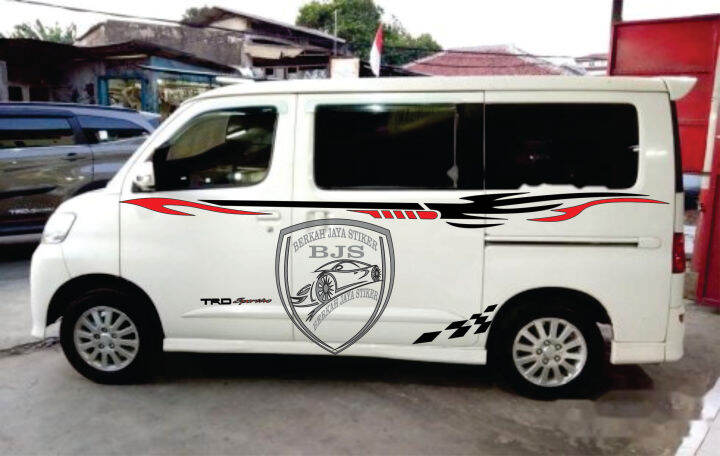 Sticker stiker mobil grandmax stiker mobil apv daihatsu grandmax luxio ...
