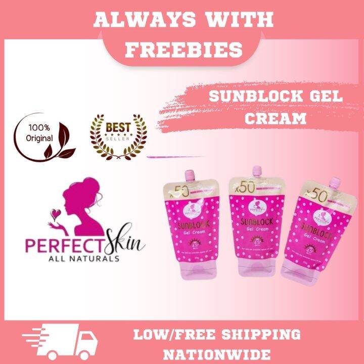 PERFECT SKIN SUNBLOCK GEL CREAM 50G | Lazada PH