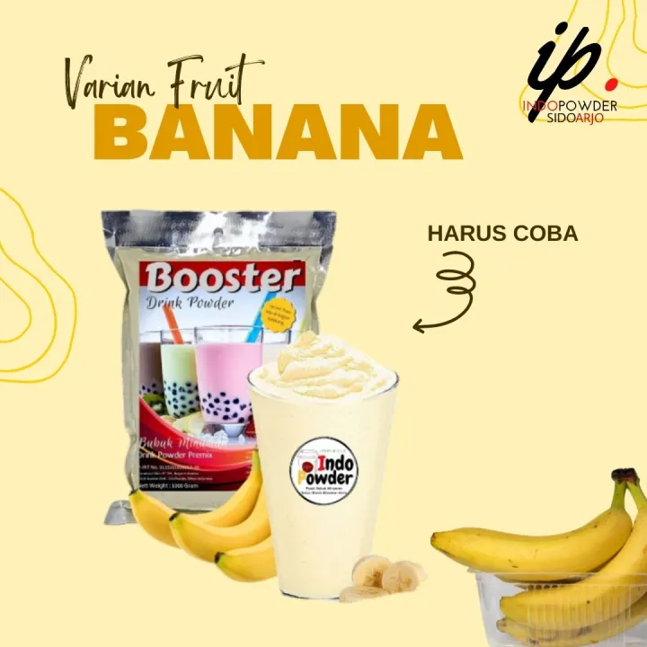 Bubuk Minuman rasa Pisang 1 Kg / Banana Powder 1 Kg / Bubuk Minuman ...