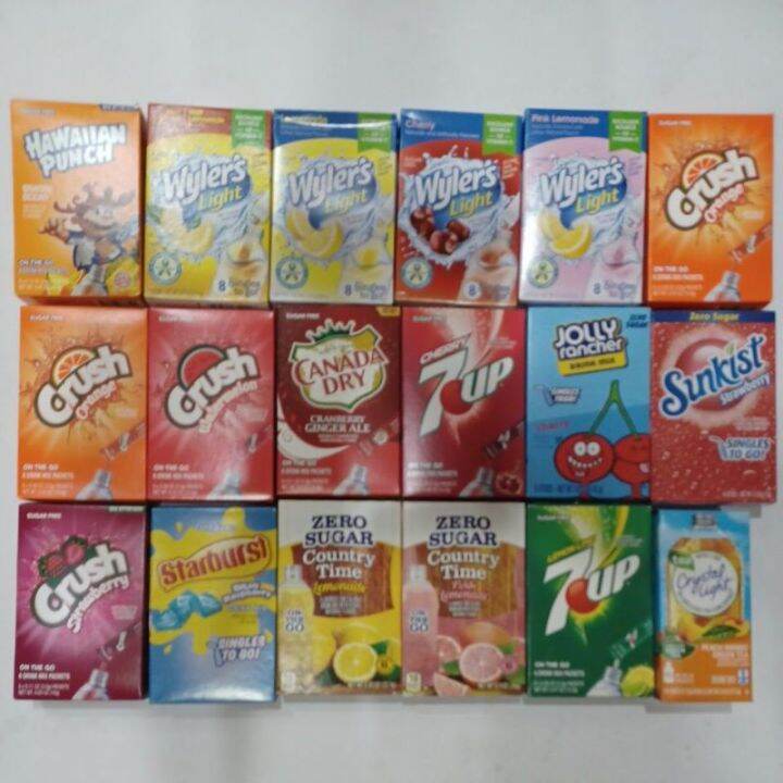 Wyler's / Crystal Light / Kool-aid Sugar Free On the Go Juice ...