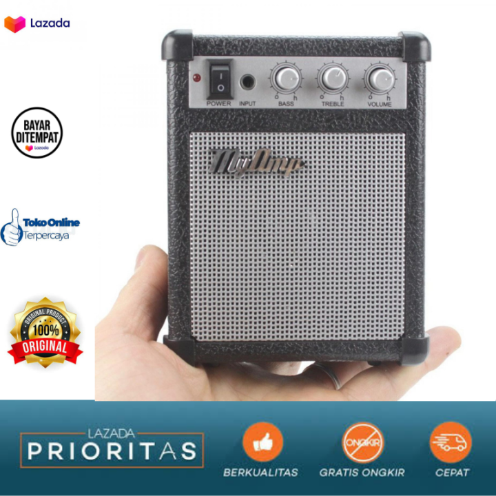 Ampli Gitar Mini Portable Speaker GitarListrik MyAmp Classic Amplifier ...
