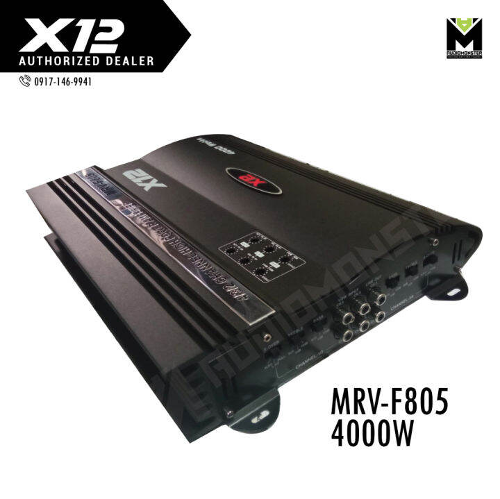 X12 MRV-F805 4000 Watts High Power Car Amplifier | Lazada PH