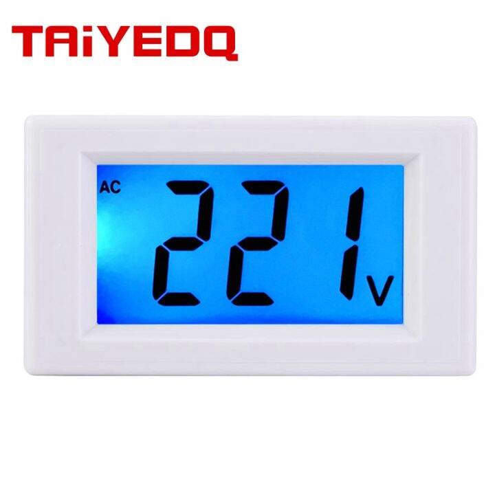 AC 0-500V Voltage Regulator Display LCD Digital Display Meter Voltmeter ...