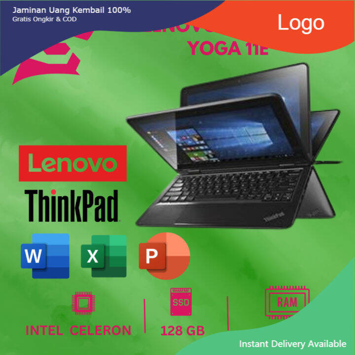 [TOUCH SCREEN WINDOW LAPTOP] Lenovo Thinkpad Yoga 11E QUAD CORE 4GB RAM ...