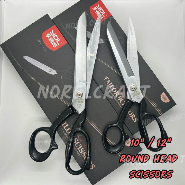 [10”/12”]YDL TAILORING SCISSORS/ROUND END/ROUND HEAD/ BULAT /GUNTING ...
