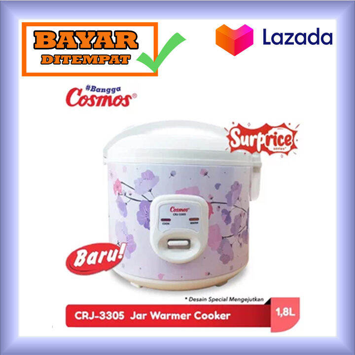 Magic Com Cosmos Pemasak Nasi Cosmos New CRJ 3305 Magic Com Cosmos 1,8 ...