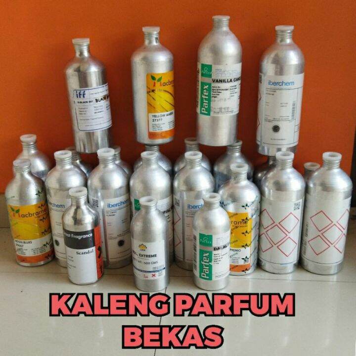(1 PCS) KALENG BEKAS 1 KG. BOTOL ALUMUNIUM BEKAS BIBIT PARFUM. 1 KALI ...