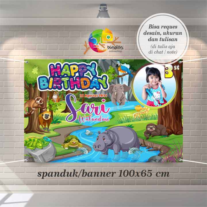 Spanduk Banner Ulang Tahun Custom Murah B | Lazada Indonesia
