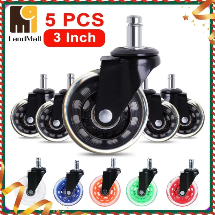 Chair Wheels Heavy Duty 5 Pcs Swivel Chair Wheel Caster wheel ...