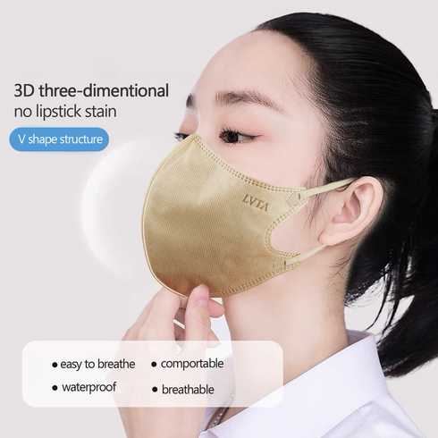 KN95 Mouson Facemask 5D Non-Woven Sustainable Soft Breathable Fabric ...