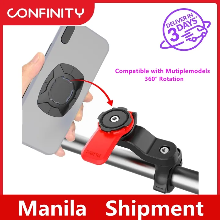 CONFINITY Motorcycle Bicycle Handlebar cell phone mount Universal Screw ...