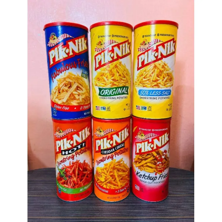 Pik-Nik Potato Fries 241g / 255g ️ ( 8 Flavors Available ) | Lazada PH