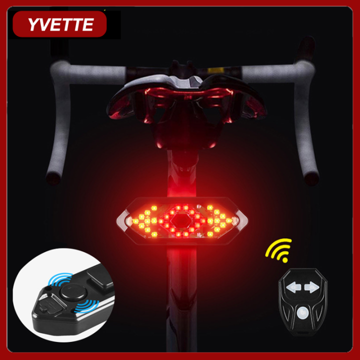 Bike Turn Signals Remote Control Bicycle Direction Indicator MTB LED ...