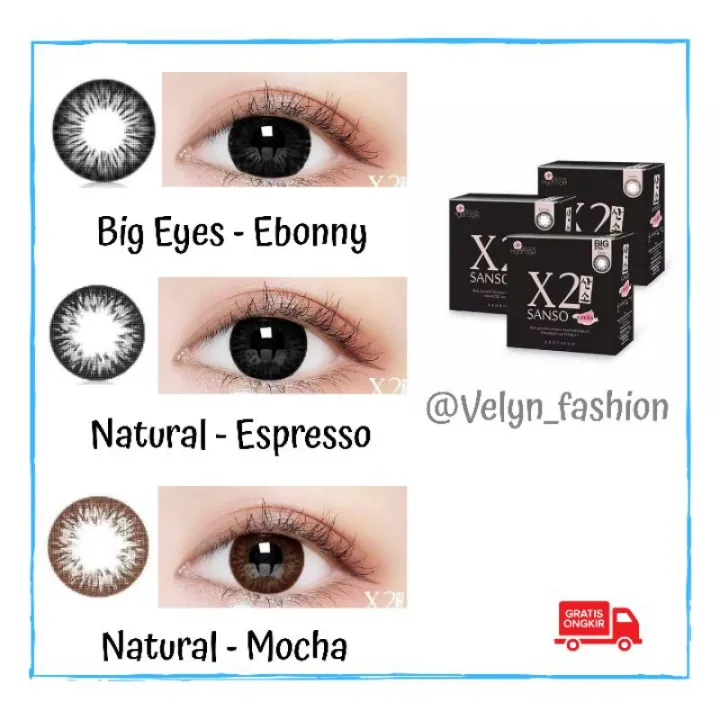 softlens X2 Sanso Black Series / Softlen Warna X2 Sanso / Soflen ...