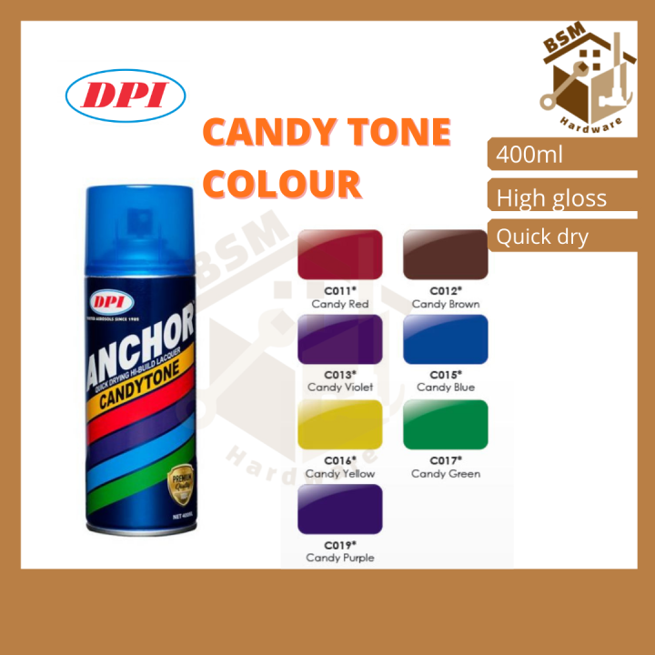 DPI Spray Anchor Spray Paint Candy tone colour Candytone Motorcycle ...