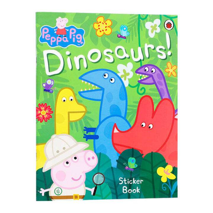 Milumilu Peppa Pig Dinosaurs! Sticker Book Children's English ...