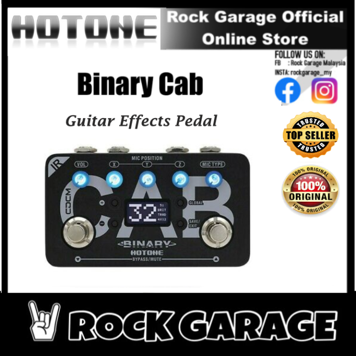 Hotone Binary IR Cab Simulator Guitar Effects Pedal | Lazada