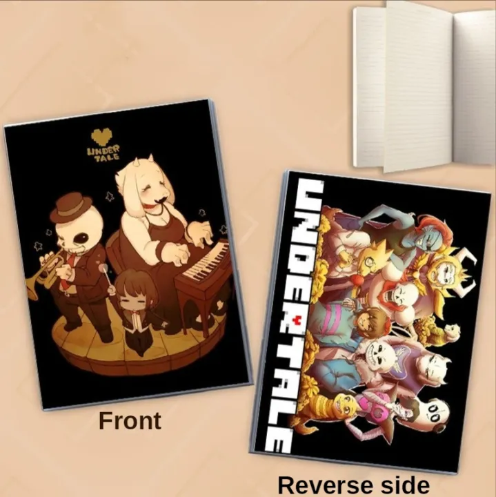 【Fire New】 Undertale Notebook Anime Game Notebooks Frisk Sans Flowey ...