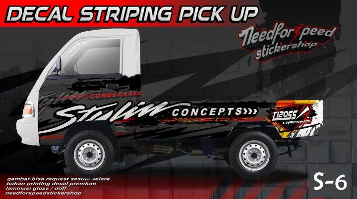 STIKER DECAL PICKUP COLT T120 SS BODY SAMPING BAK PINTU 06 | Lazada ...