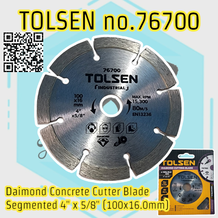 TOLSEN Diamond Concrete Cutter Blade | Lazada PH