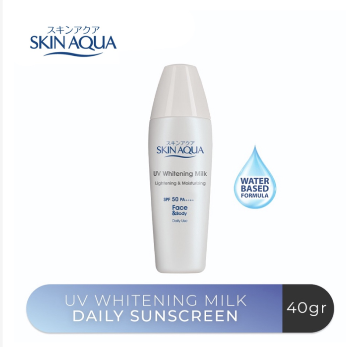 Skin Aqua UV Whitening Milk SPF 50++ 40g | Lazada Indonesia