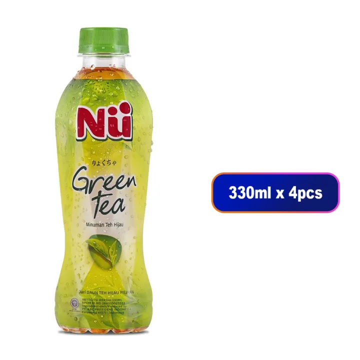 [Paket isi 4] Nu Green Tea Original 330ML | Lazada Indonesia