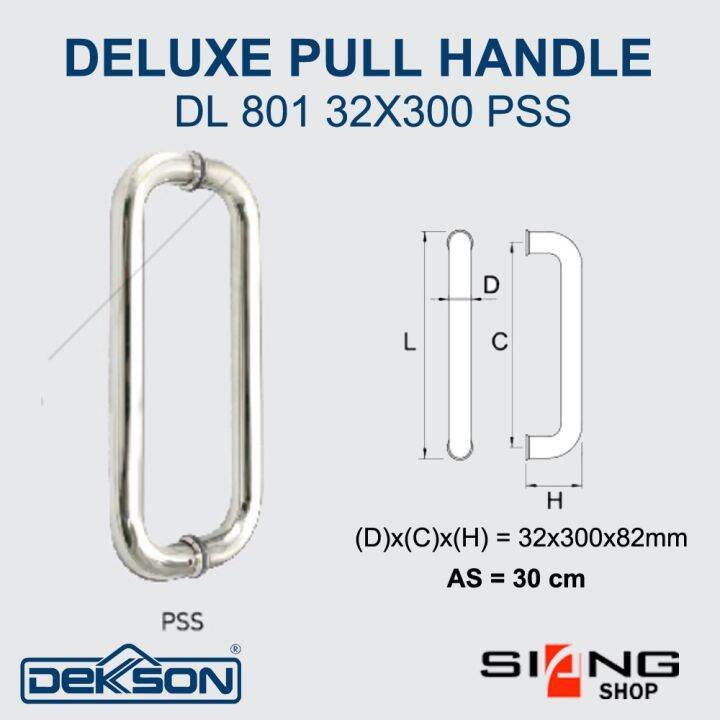 DEKSON / DEKKSON Ecoline Pull Handle PH DL801 32X300 PSS Handle Pipa C | Lazada Indonesia