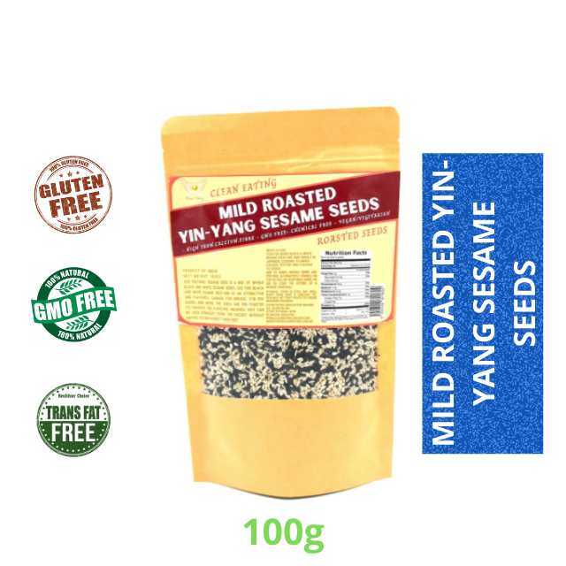 CLEAN EATING Mild Roasted Yin-Yang Sesame Seeds - 100g | Lazada