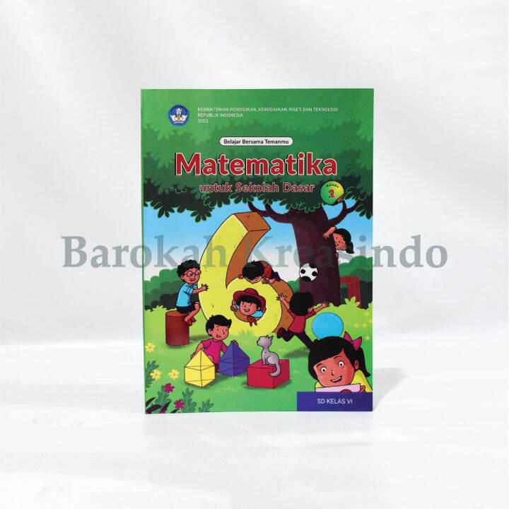 Ready Stok! Buku Pelajaran Siswa Kelas 6 VI Sd/Mi KurMer Original MATEMATIKA Volume 1 MTK Vol.1 ...