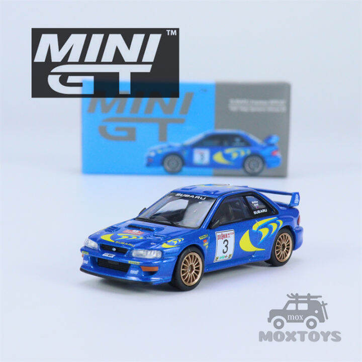 MINI GT 1:64 Impreza WRC 97 1997 Rally Sanremo Winner #3 LHD Diecast ...