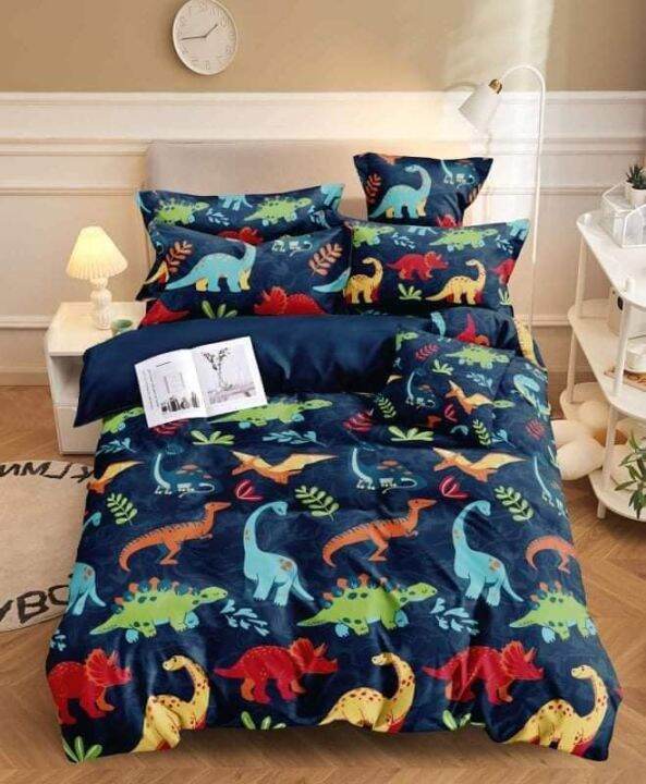 GioShop Bedding's 3IN1 "DINOSAUR DESIGN" 4Corner Garterized High ...