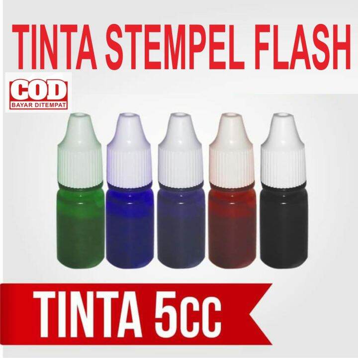 COD- isi Tinta Stempel Flash otomatis / Anti Air & Pudar / Permanen ...