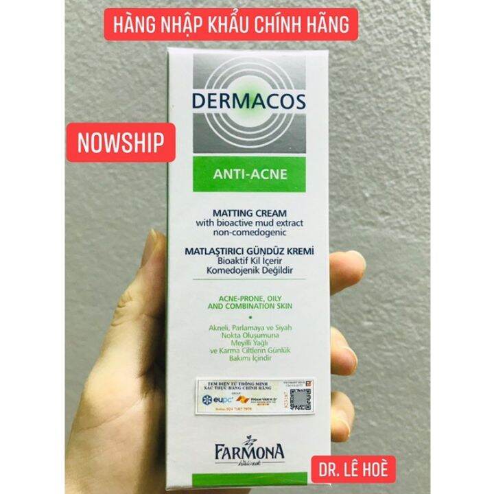 [Chính Hãng] Dermacos Kem Giảm Bóng Nhờn, Ngừa Mụn Farmona Dermacos ...