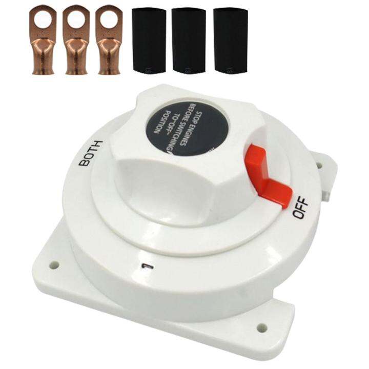 BolehDeals Marine DC Battery Selector Switch 300A 175A for Boat Battery ...