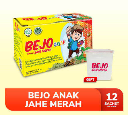 Bejo Anak Jahe Merah 1 Box 12 Sachet | Lazada Indonesia