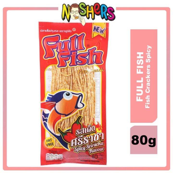 Noshers Full Fish Thai Dried Fish Thai Snacks 80g Product of Thailand ...