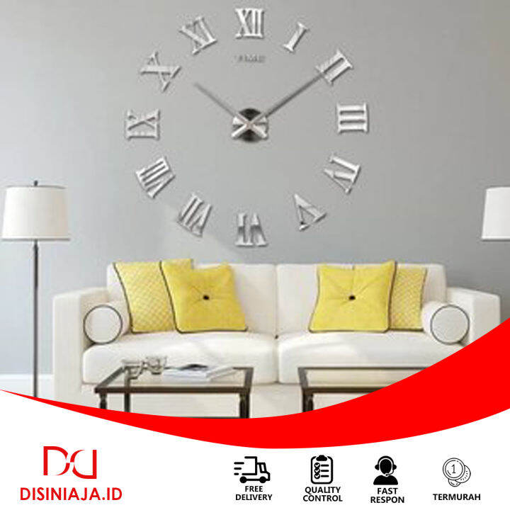 [[ MODEL B]] Jam Dinding Besar Raksasa DIY Do It Yourself Giant Wall ...