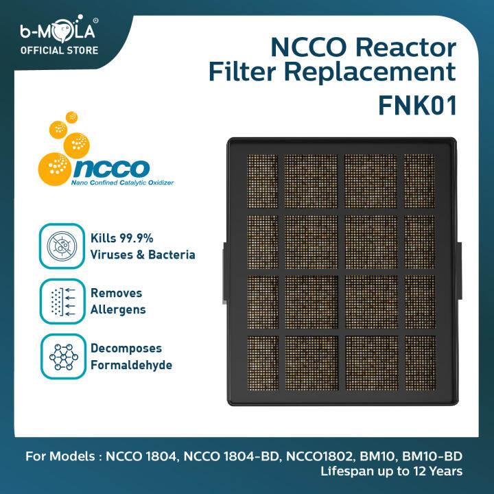 b-MOLA NCCO Reactor Filter Air Purifier Replacement Filter for NCCO1802 NCCO1804 NCCO1804-BD ...