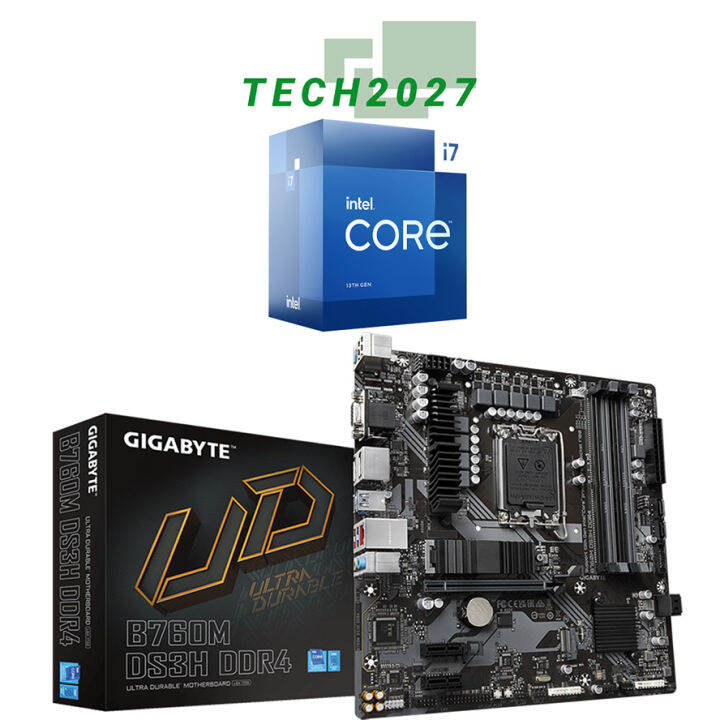 Intel Core i7-13700 2.1 GHz 16-Core LGA 1700 Processor with Gigabyte ...