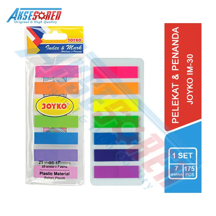 Stiker Pembatas Halaman Buku Joyko [IM-30] / Penanda Halaman Bacaan ...