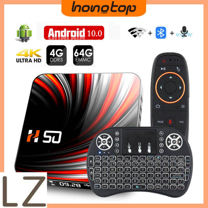 HONGTOP Global Version Andorid Tv Box Android 10 4GB RAM 64GB ROM ...