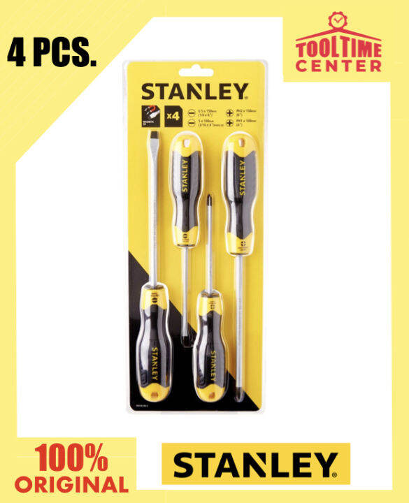 Stanley 4 pc. Cushion Grip Magnetic Screwdriver Set STMT66671 | Lazada PH