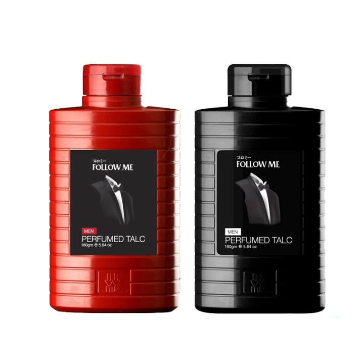 Follow Me Men Perfumed Talcum 160g (Black / Red) | Lazada