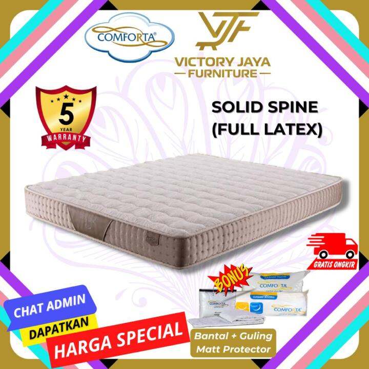 Kasur Spring Bed ORTHOPEDIC Comforta Solid Spine Full Latex (Hanya Kasur) 180x200 | Lazada Indonesia