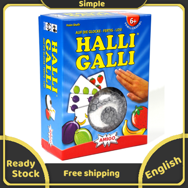 Halli Galli เกมกระดานรุ่นภาษาอังกฤษเกมปาร์ตี้ครอบครัว | Lazada.co.th