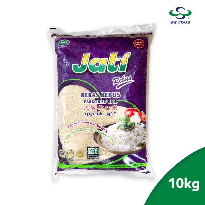 Jati Rebus 【Parboiled Rice】 10kg | Lazada