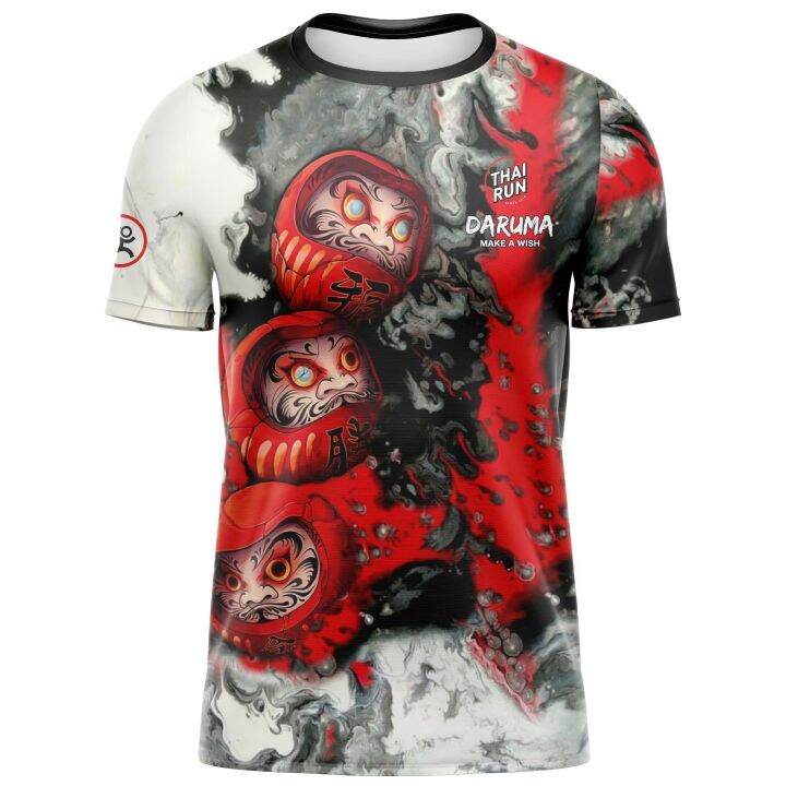 Thairun (ไทยรัน)เสื้อวิ่ง เสื้อกีฬา เสื้อ Thairun เสื้อ Daruma 2023 | Lazada.co.th