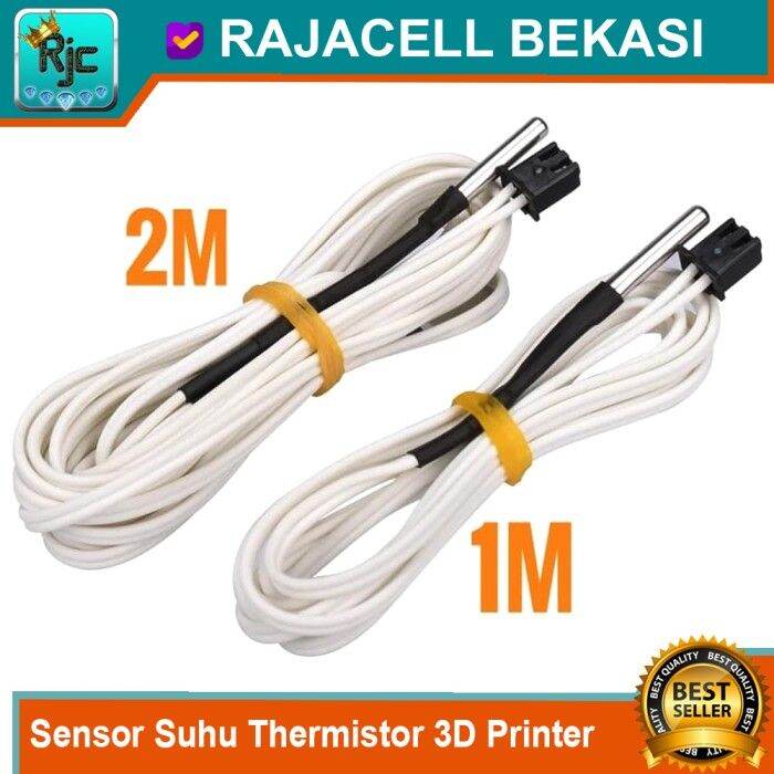 Sensor Suhu NTC 100K Thermistor 1M 2M for V6 Block HotEnd 3D Printer ...